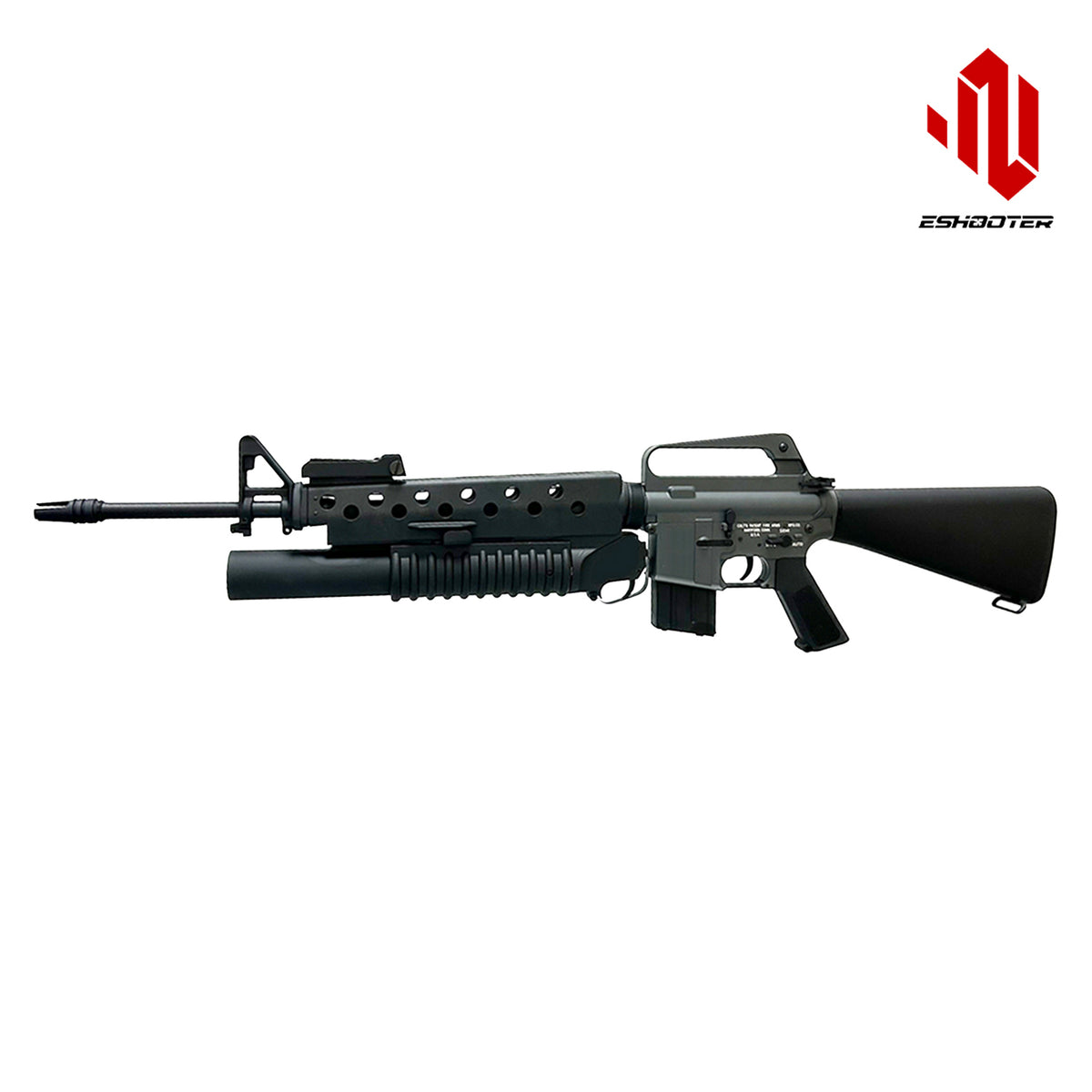 E&C M16A1 with M203 Launcher VN (2025 Version with E-Shooter Mosfet ...
