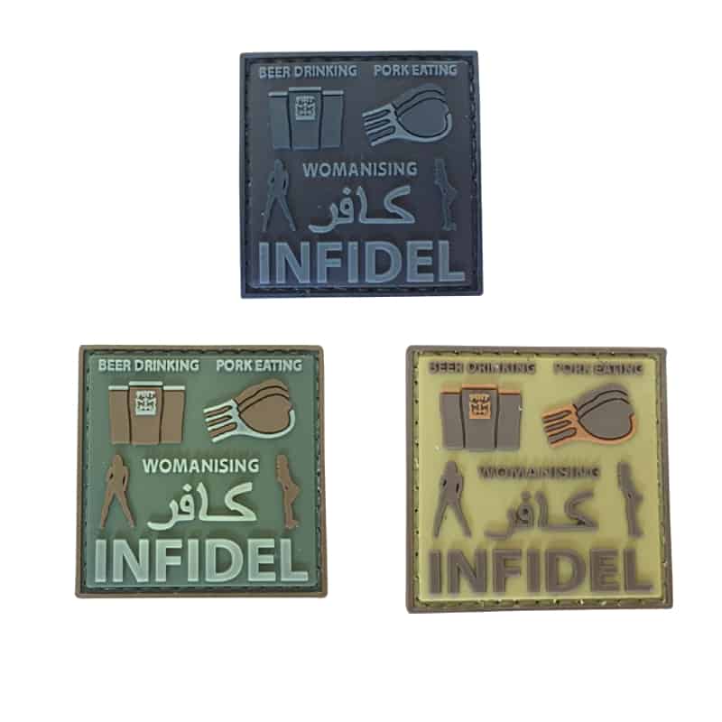 Beer drinking, pork eating, womanising Infidel patch (Green) – Socom ...